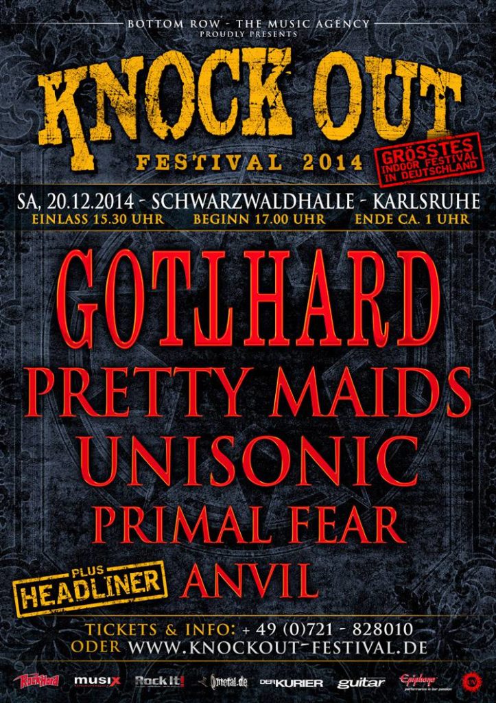 Knock Out Festival: 400 Sitzplätze extra – Time For Metal – Das Metal ...