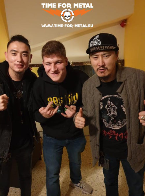 Interview mit The HU vor ihrem Konzert am 02.02.2020 in der Kantine in ...