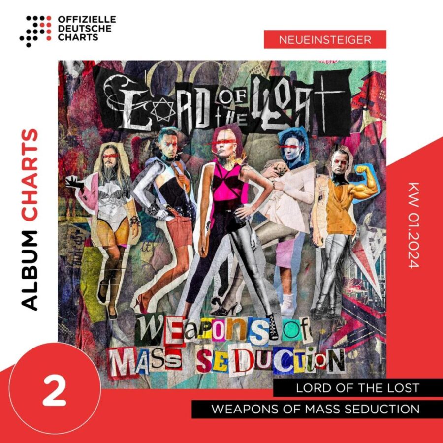 Lord Of The Lost: erstes Coveralbum „Weapons Of Mass Seduction“ auf #2 ...