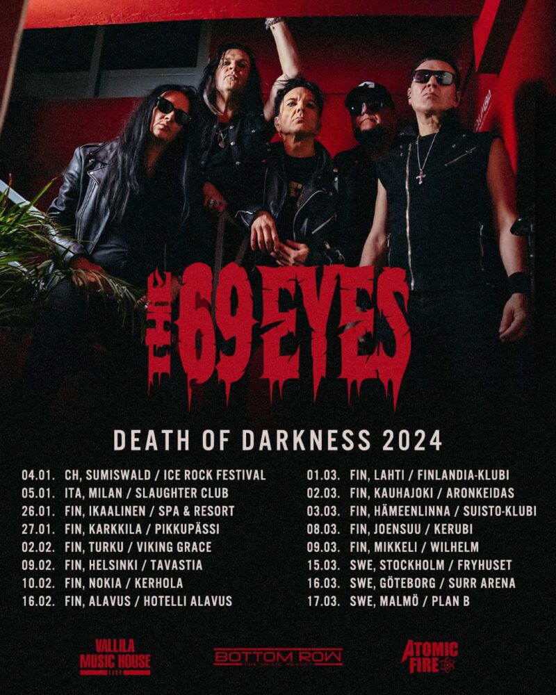 The 69 Eyes: aktuell auf »Death Of Darkness«-Tour 2024 – Time For Metal ...