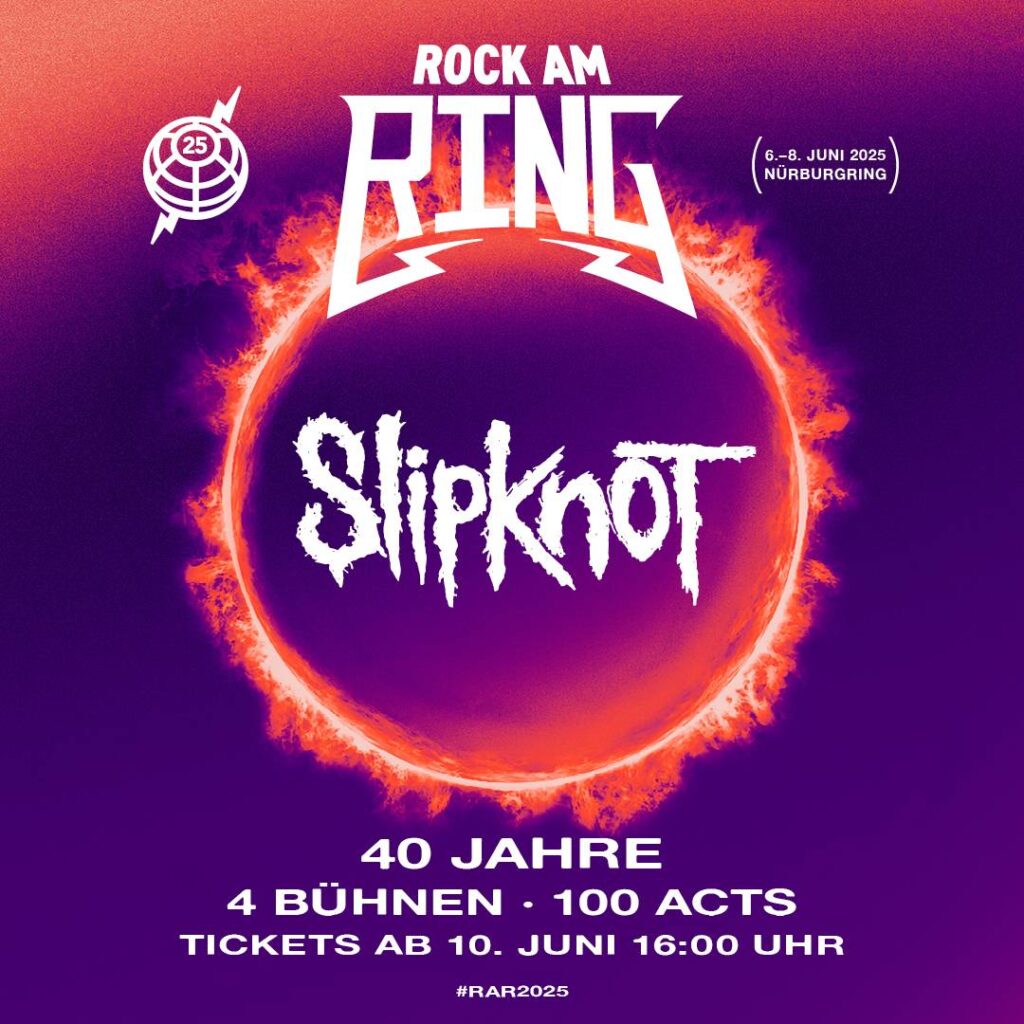 Rock Am Ring: vom 6. bis 8. Juni 2025 feiern wir 40 Jahre RaR – Time ...