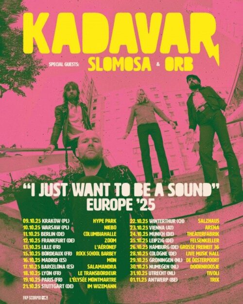 Slomosa: kündigen europäische Tourdaten mit Kadavar an – Time For Metal ...
