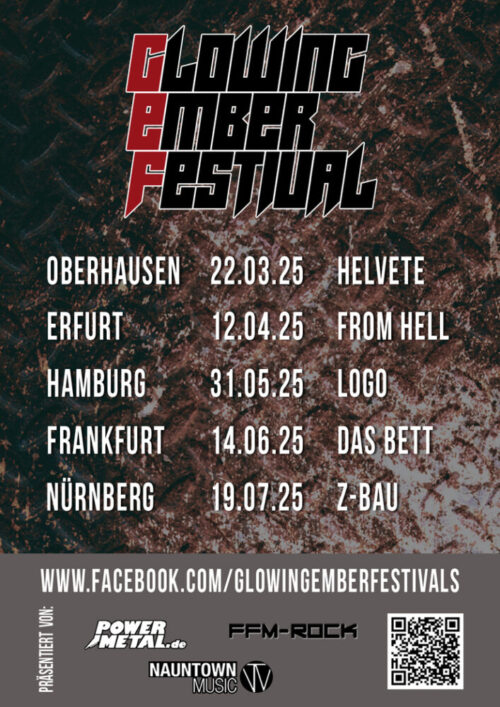 Glowing Ember Festival Tour: gibt Bands für das Konzert in Oberhausen ...