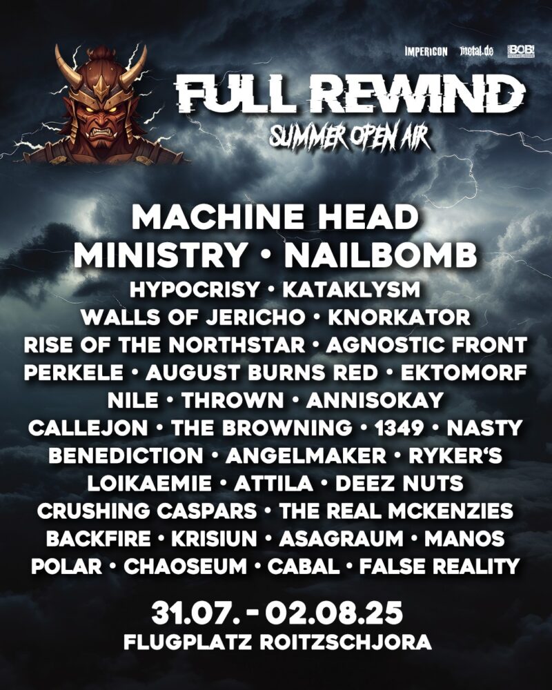 Full Rewind 2025: veröffentlichen neue Running Order – Time For Metal ...