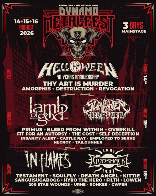 Dynamo Metalfest 2026: das vollständige Line-Up steht fest – Time For ...
